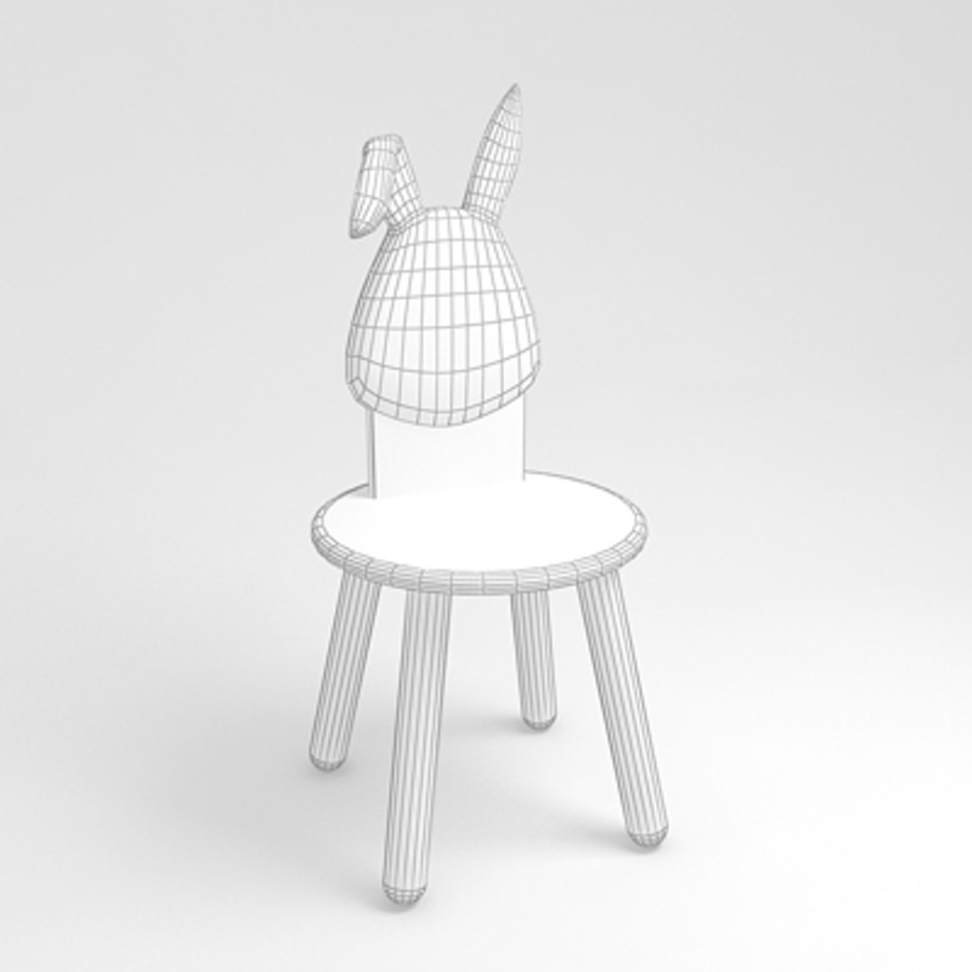 3d 3ds Kid Chair Furniture
