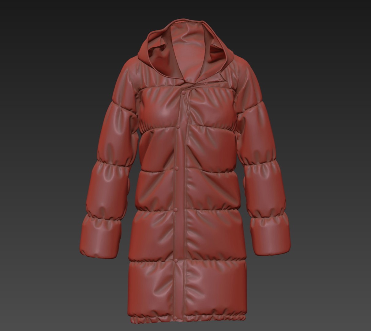 3D womens winter coat - TurboSquid 1355300