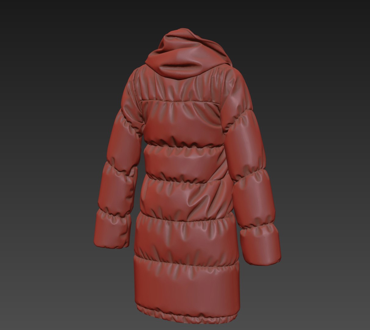 3D womens winter coat - TurboSquid 1355300