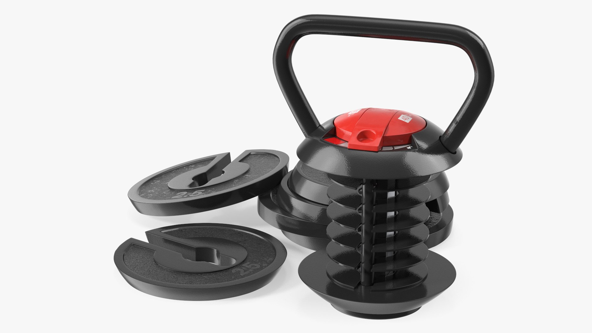 Kettlebell With Disks 3D - TurboSquid 2253095