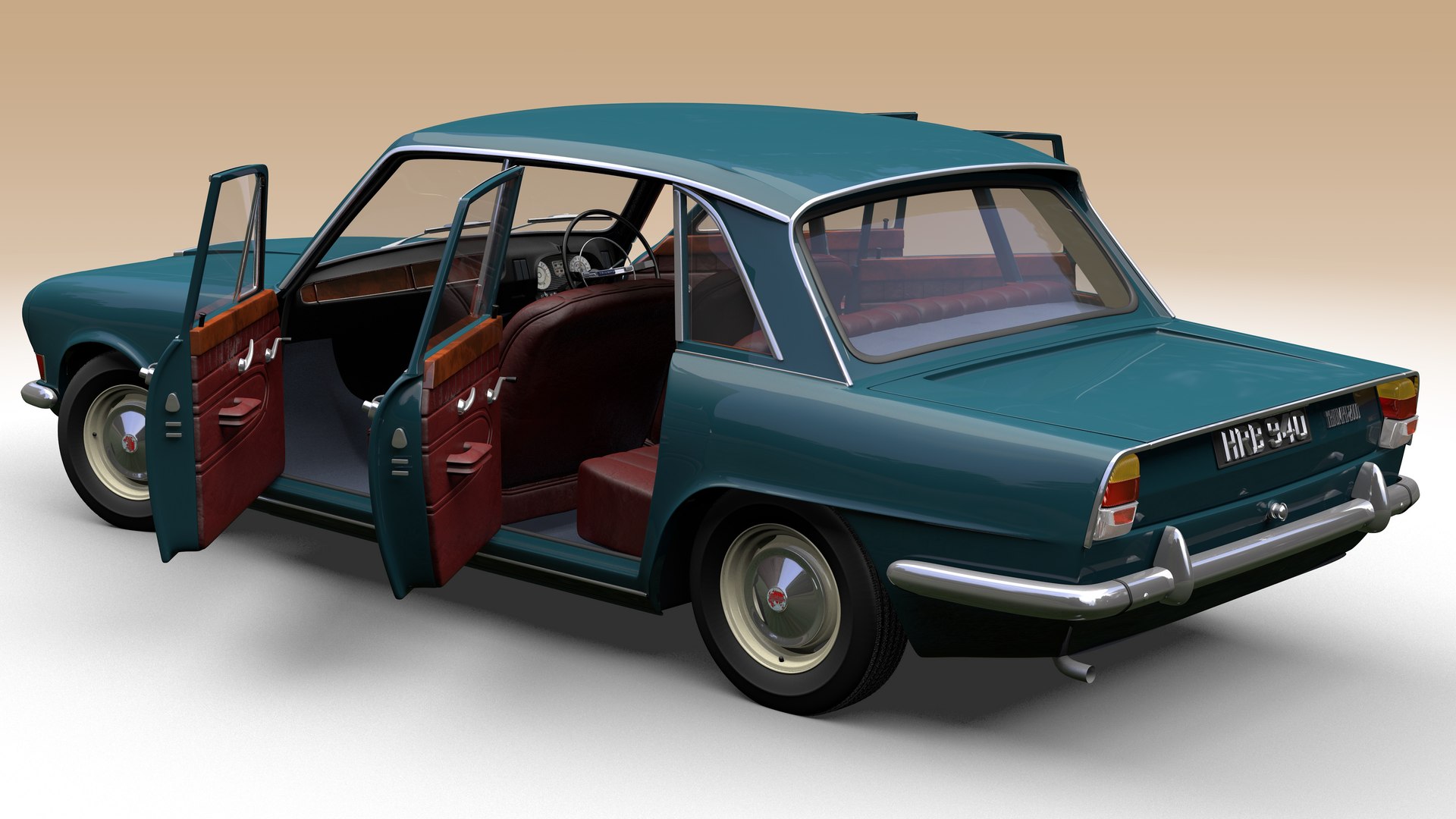 Triumph 2000 Mk1 Saloon 1966 3D model - TurboSquid 2174995