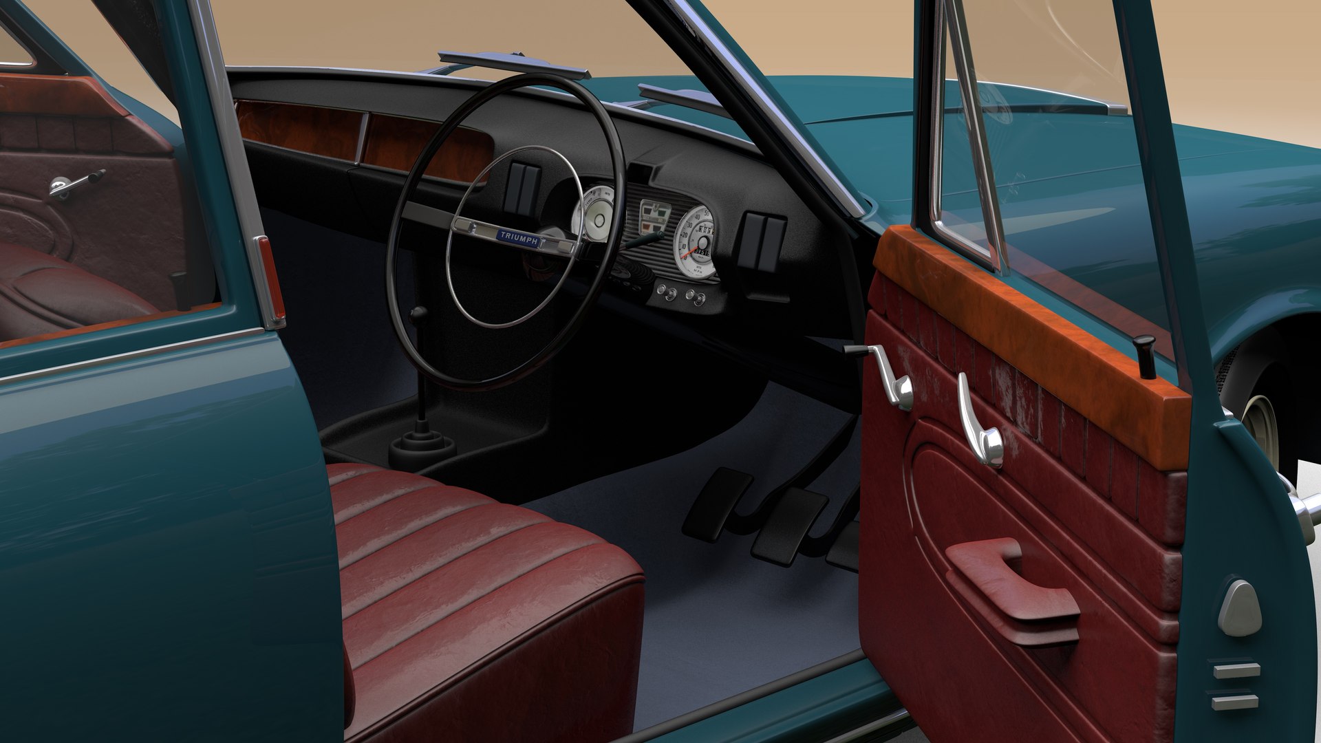 Triumph 2000 Mk1 Saloon 1966 3D model - TurboSquid 2174995