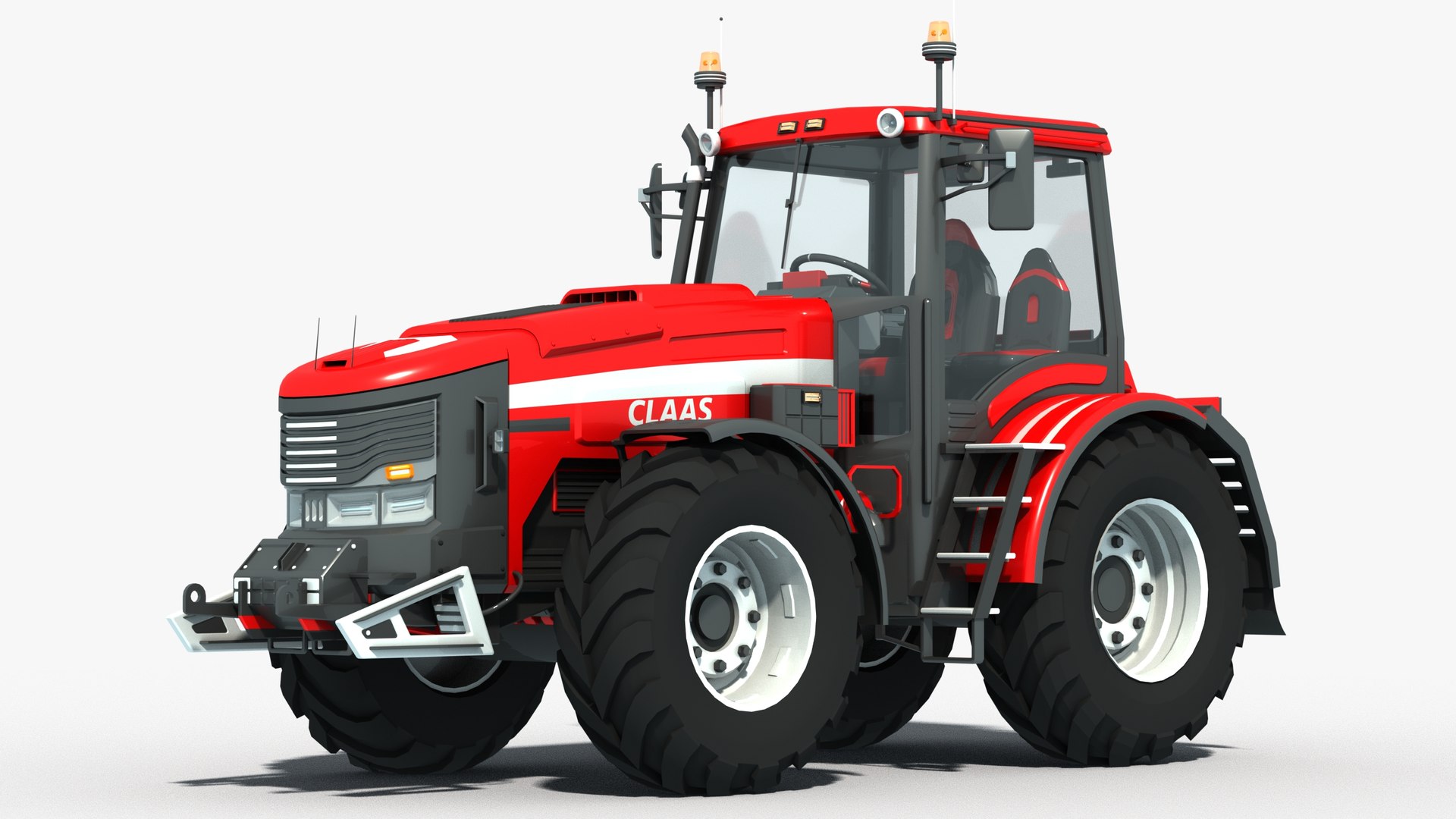 3D Tractor Claas Arion 420 Red Modification - TurboSquid 2051269
