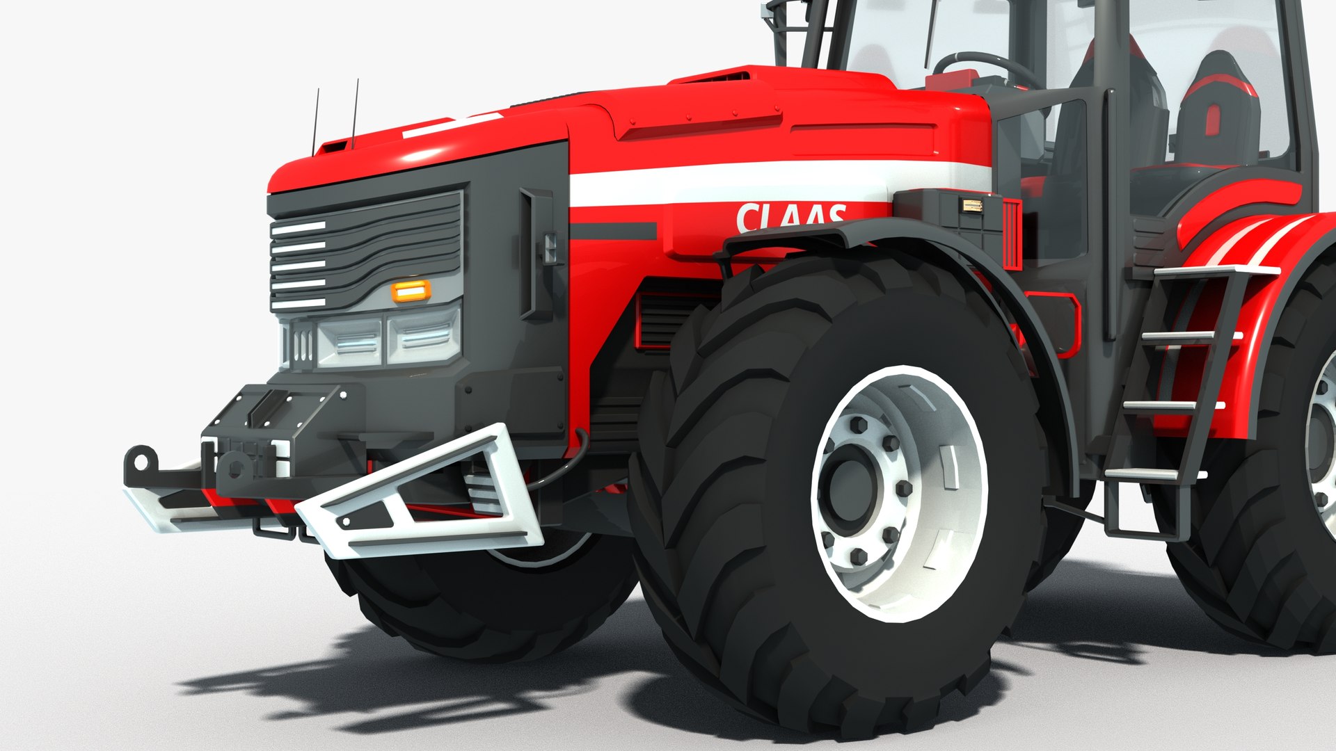 3D Tractor Claas Arion 420 Red Modification - TurboSquid 2051269