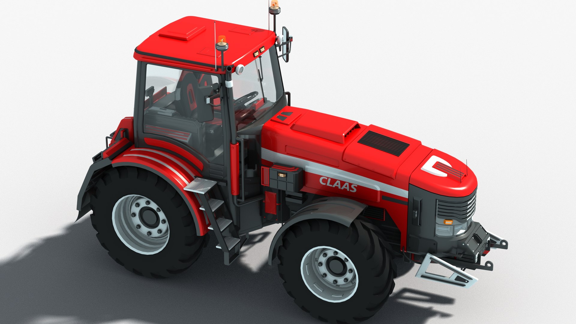 3D Tractor Claas Arion 420 Red Modification - TurboSquid 2051269