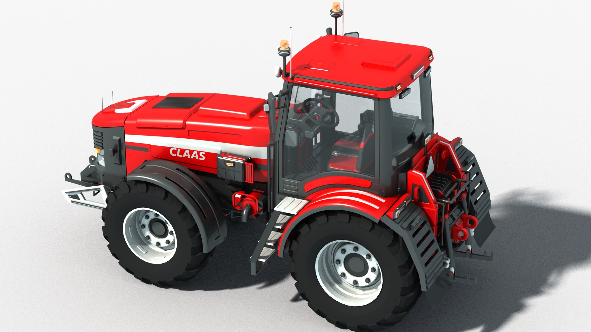3D Tractor Claas Arion 420 Red Modification - TurboSquid 2051269
