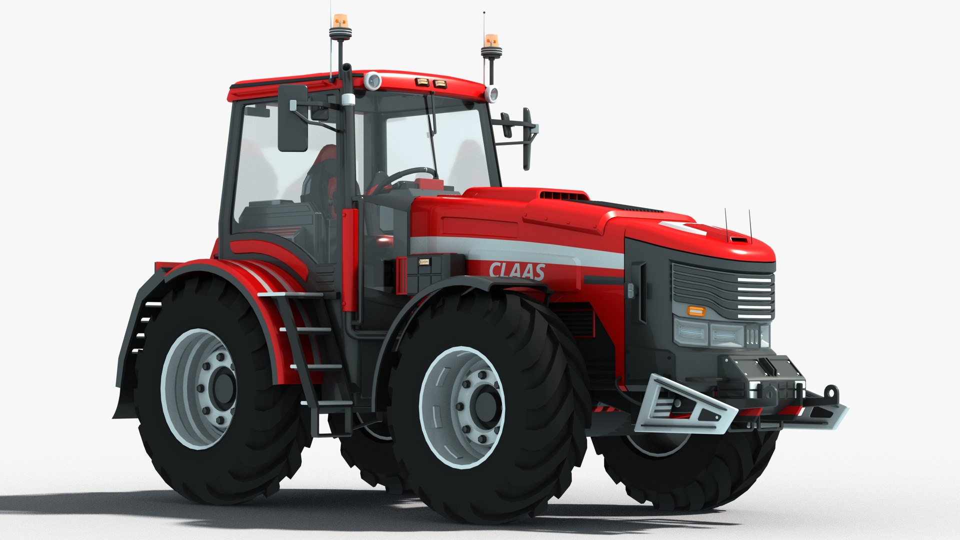 3D Tractor Claas Arion 420 Red Modification - TurboSquid 2051269