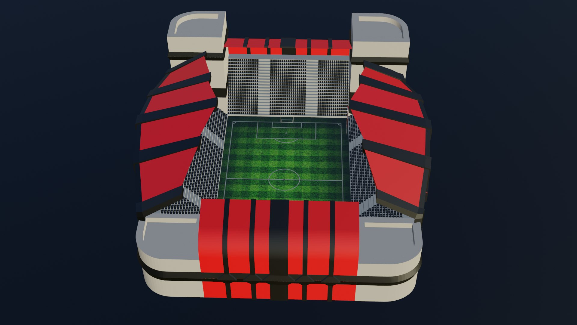Football Stadium - Milan 3D Model - TurboSquid 1882269
