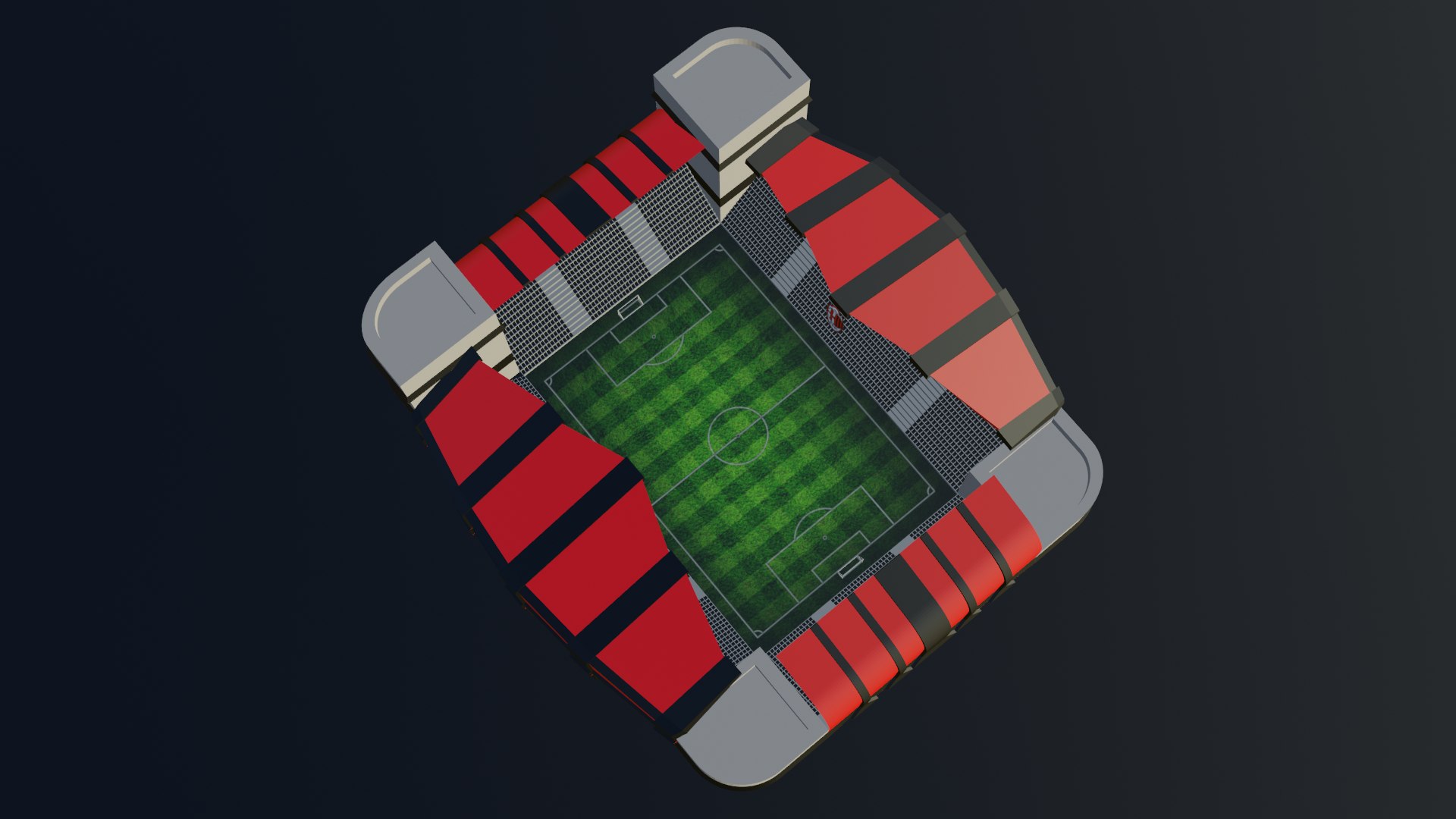 Football Stadium - Milan 3D Model - TurboSquid 1882269