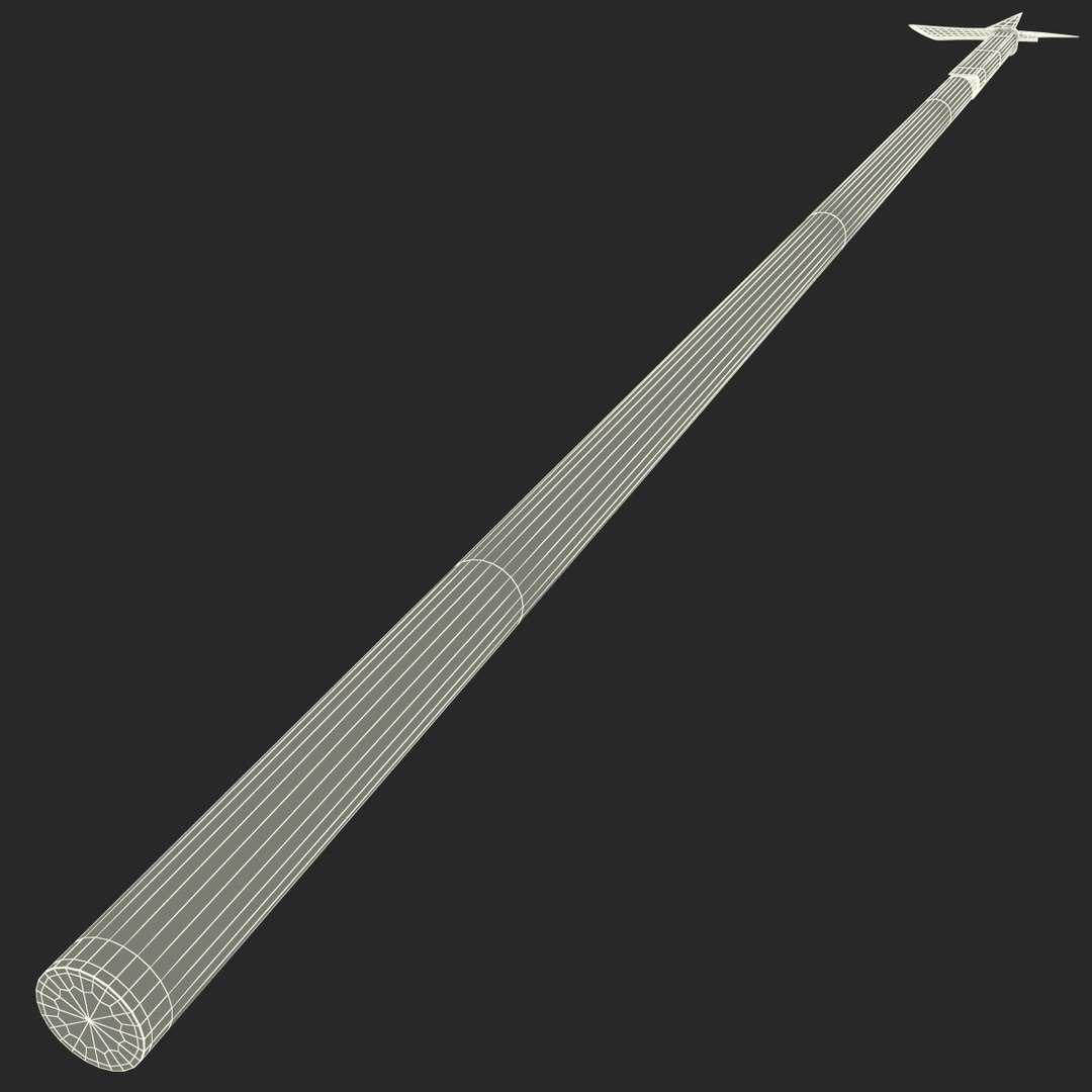 3d Halberd Polearm
