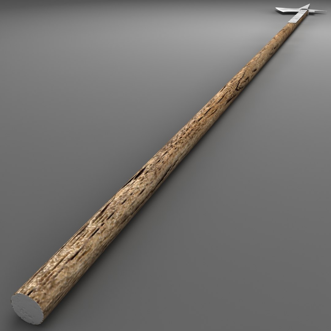 3d Halberd Polearm