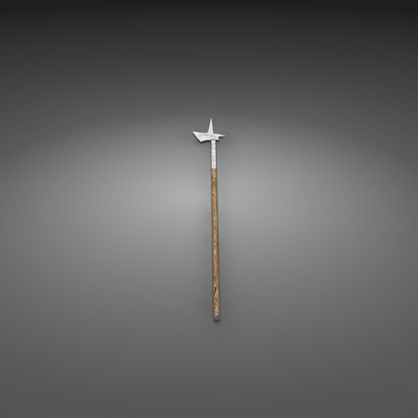 3d halberd polearm