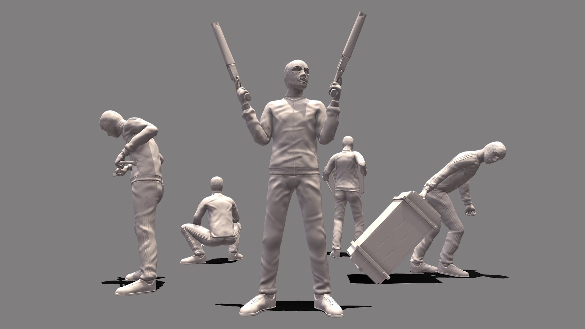 3D Bandits - TurboSquid 2272508