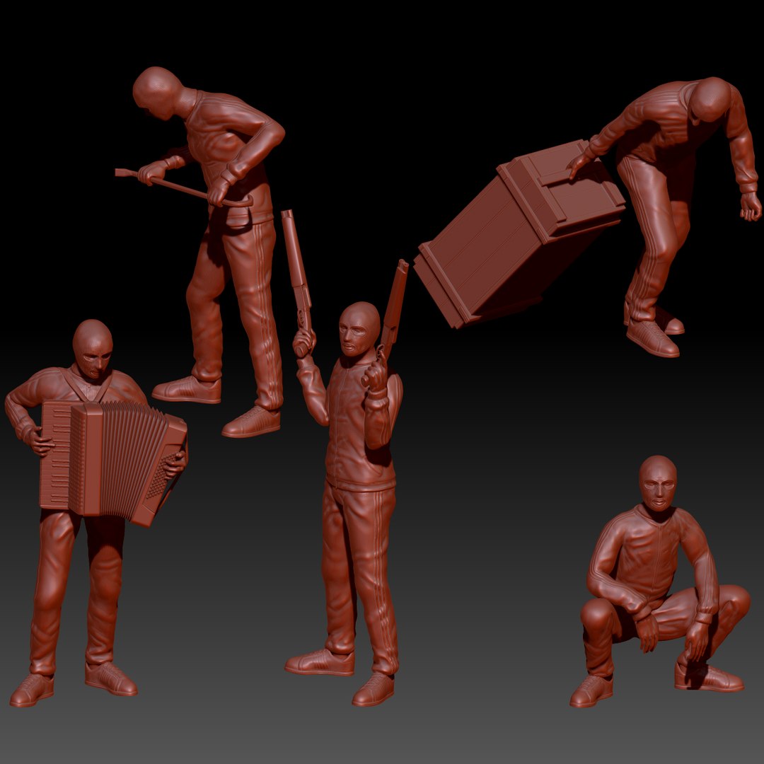 3D Bandits - TurboSquid 2272508