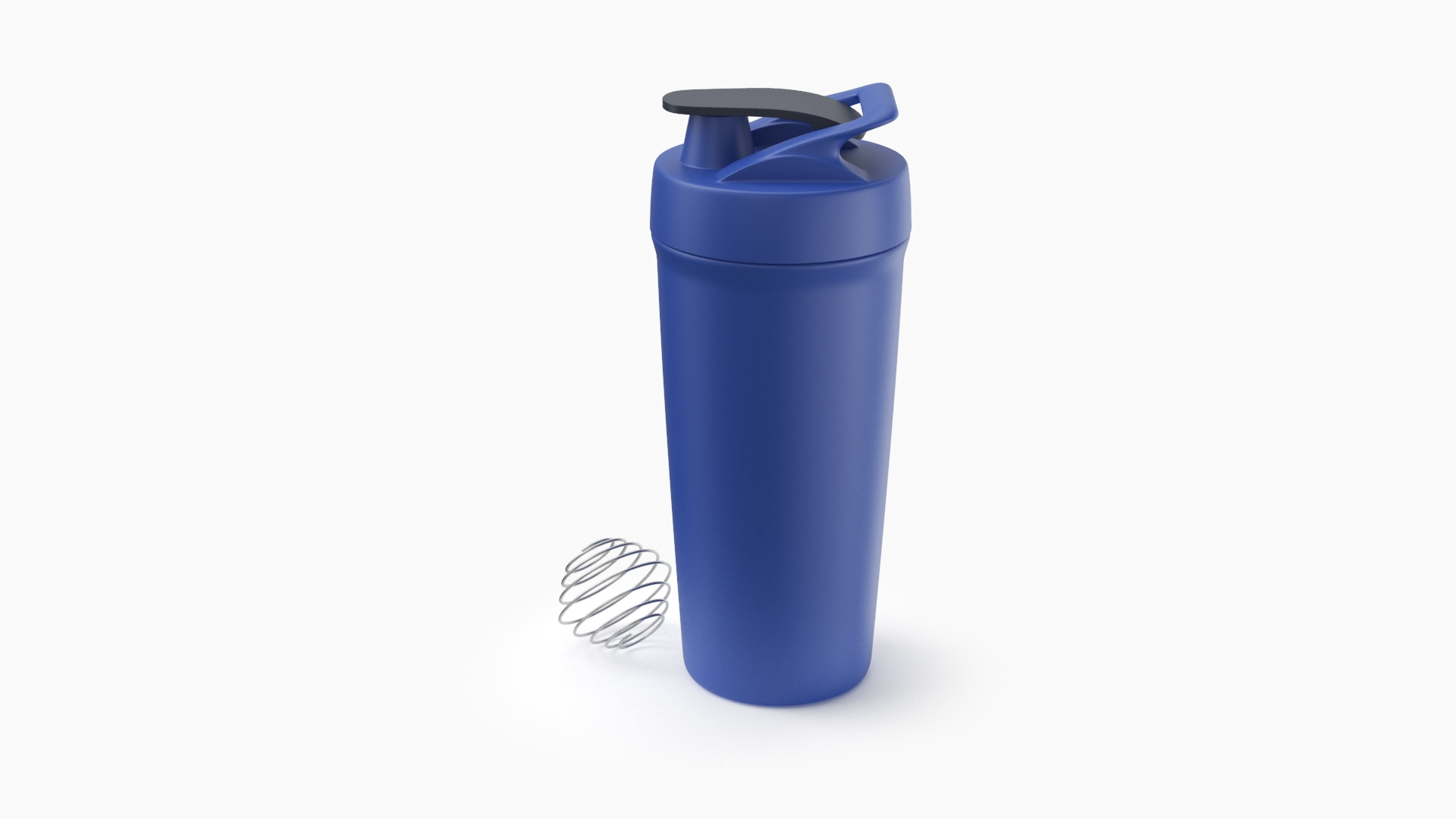 Blue Protein Shaker Bottle Model - TurboSquid 2393168
