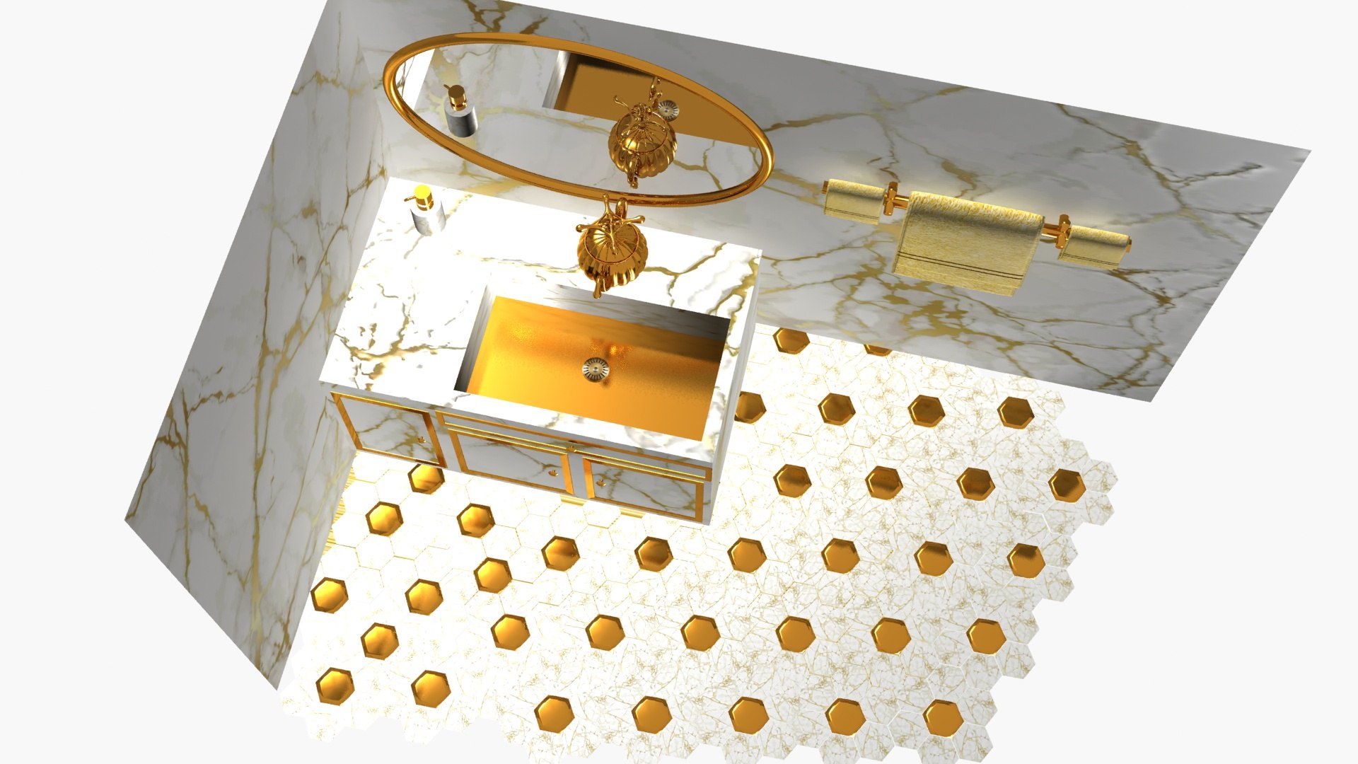 3D Fancy Sink Tap Model - TurboSquid 2201603