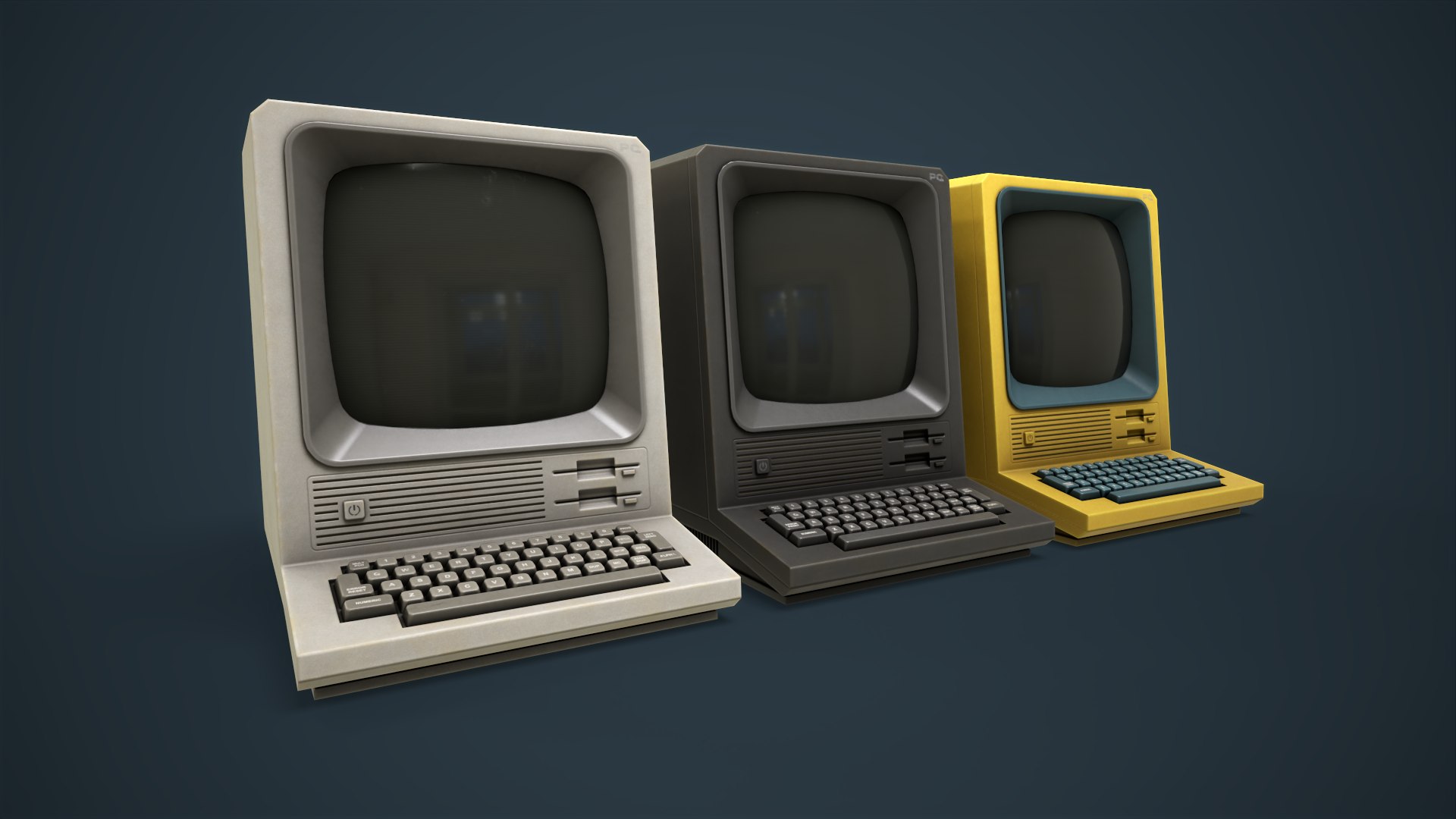 modelo 3d Retro Terminal - TurboSquid 2112285