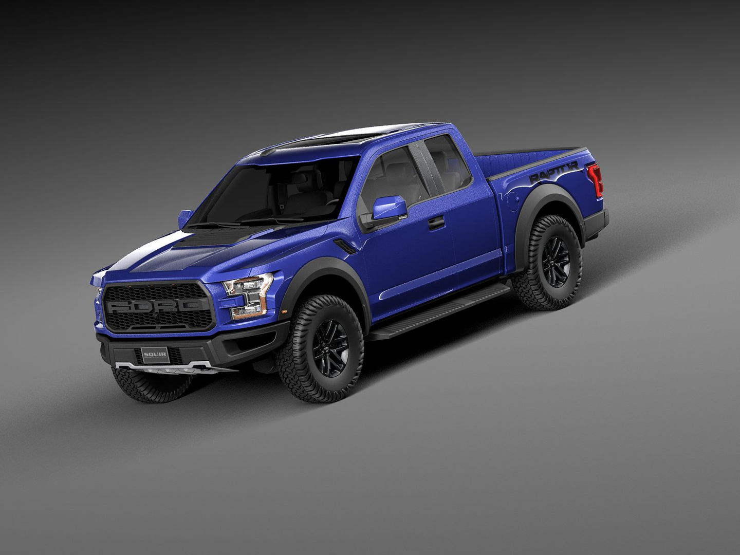 3d 2017 F-150 Raptor