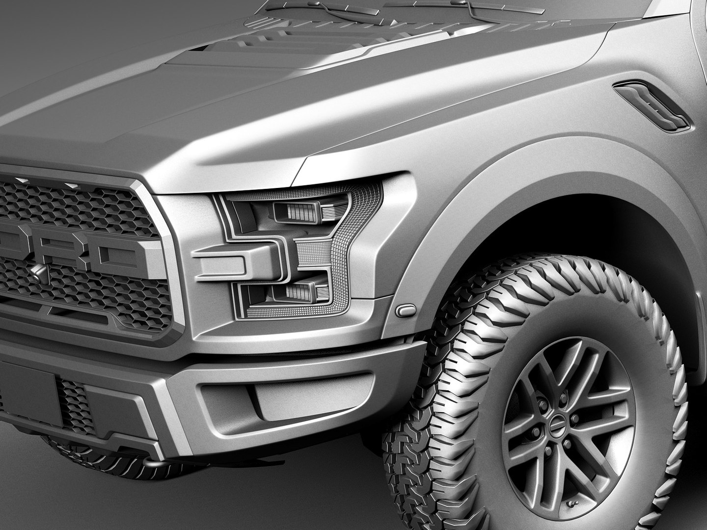3d 2017 F-150 Raptor