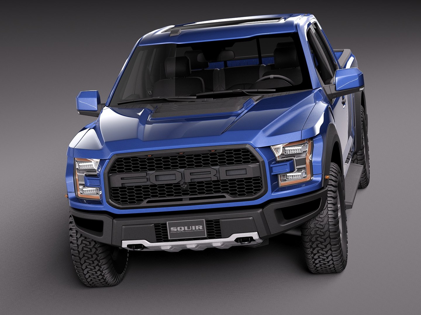 3d 2017 F-150 Raptor