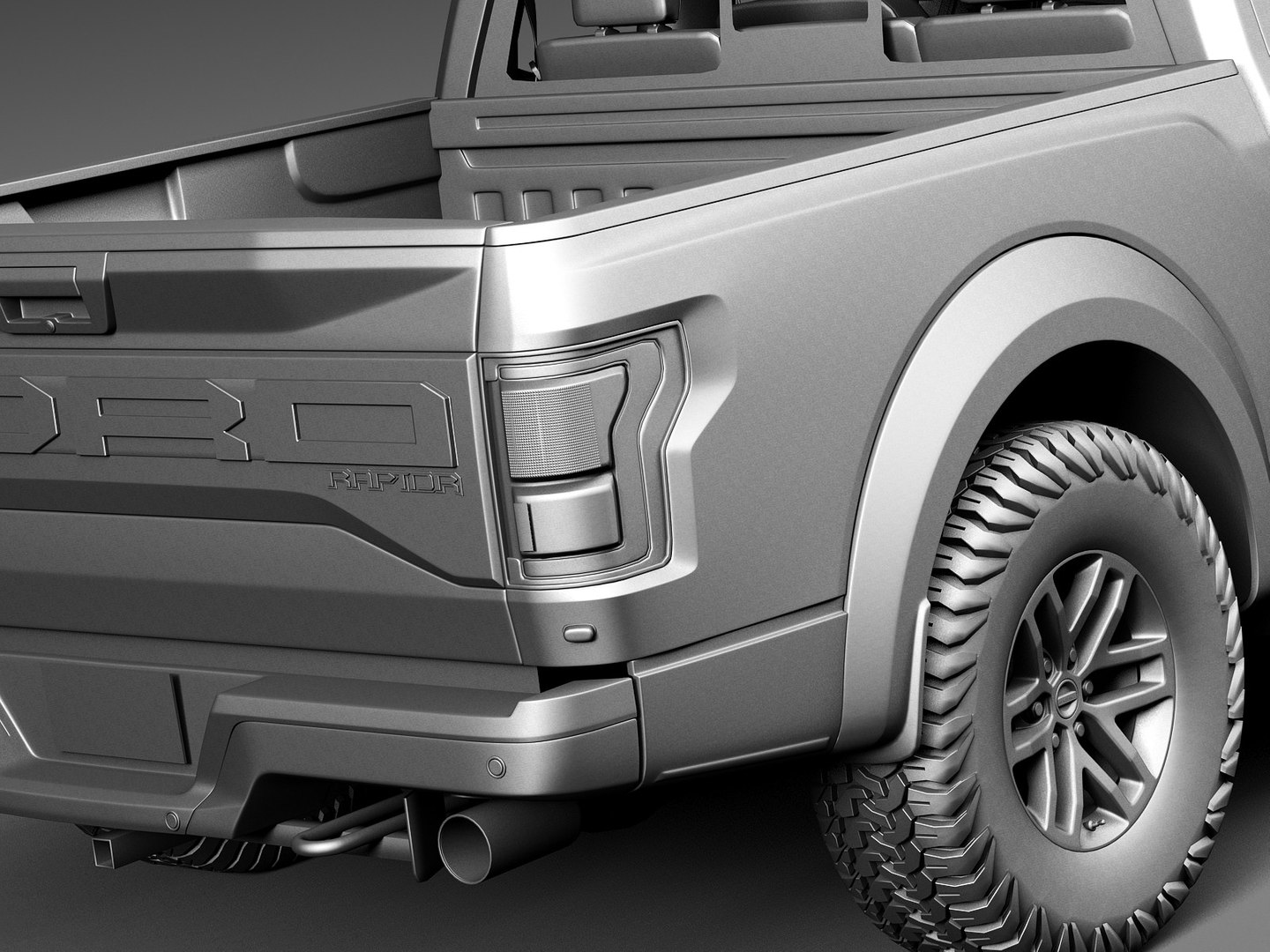 3d 2017 F-150 Raptor
