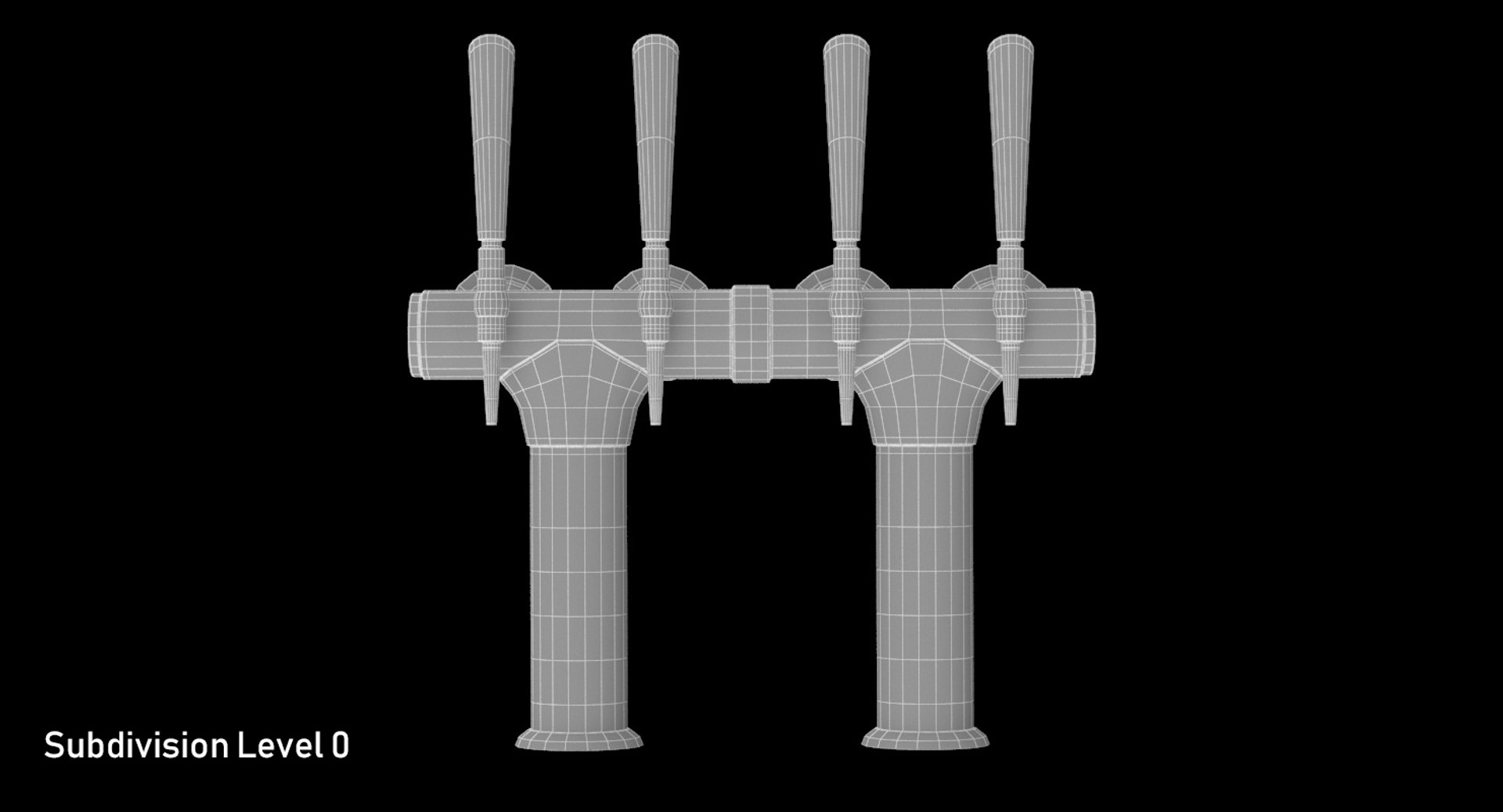 Beer Tap 3D Model - TurboSquid 1269715