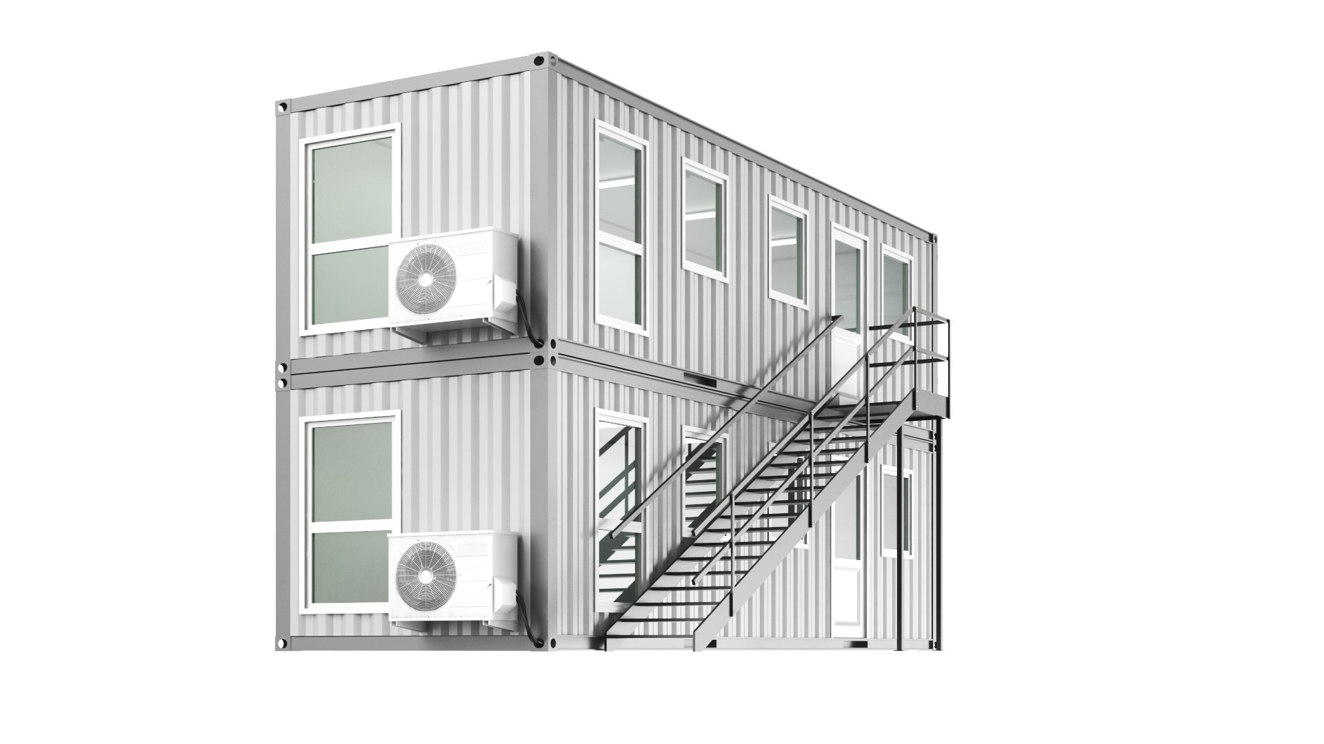 3D Model Detailed Portable Building - TurboSquid 2248929