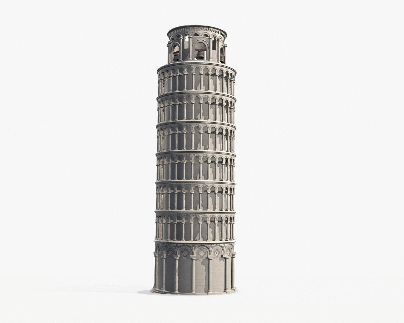 Pisa Tower PBR 3D Model - TurboSquid 1744479