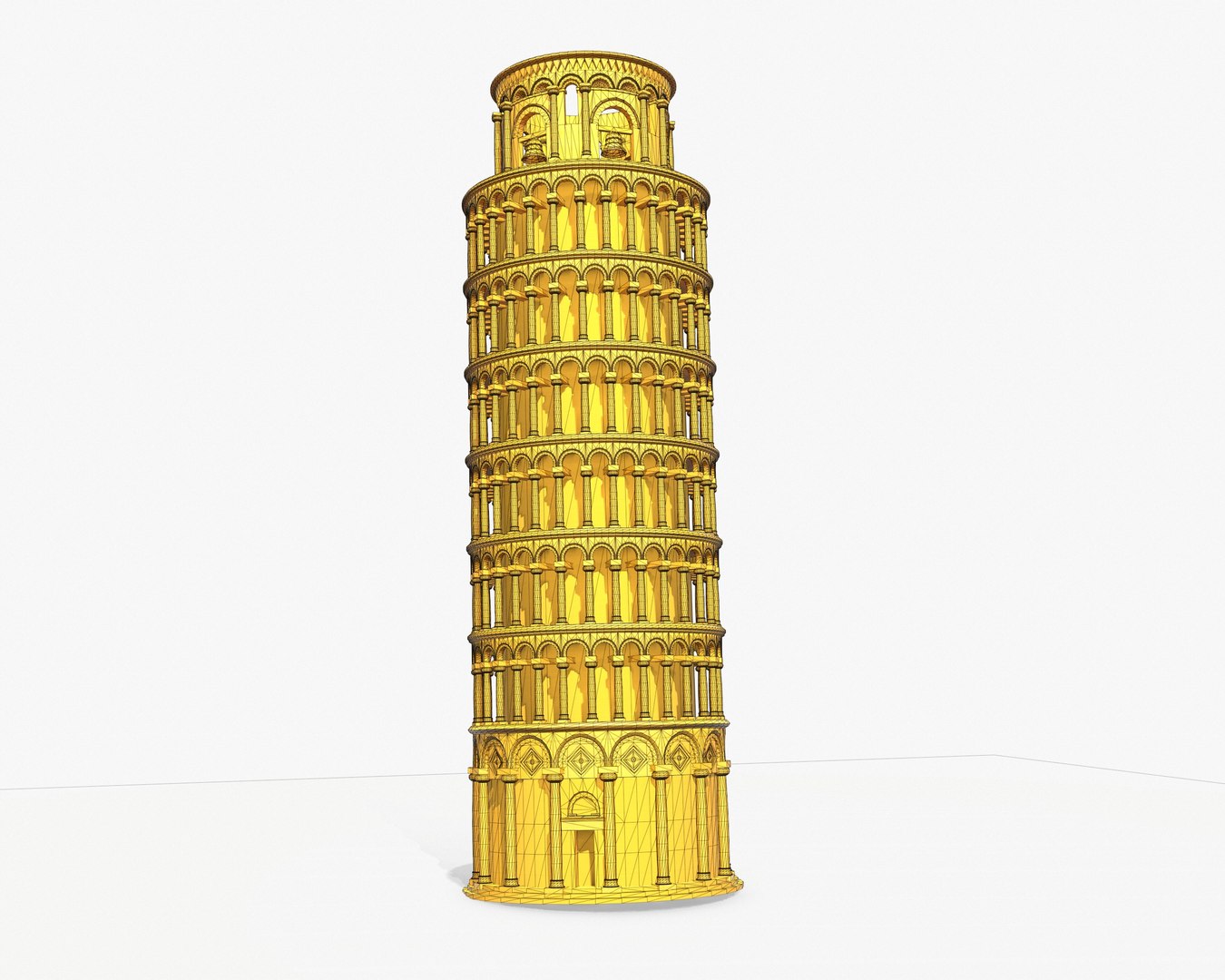 Pisa Tower PBR 3D Model - TurboSquid 1744479