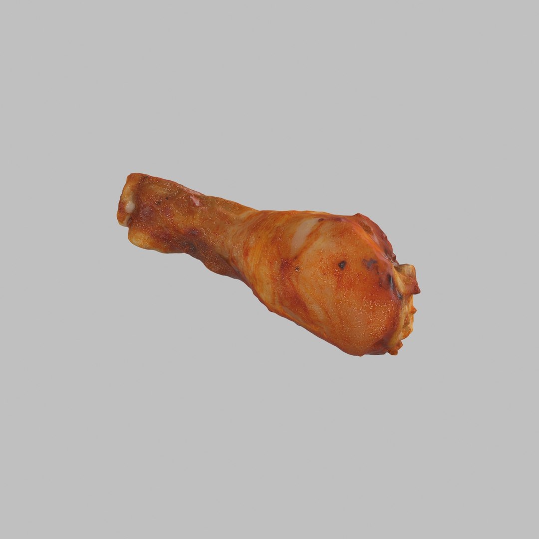3d Roasted Chicken Leg