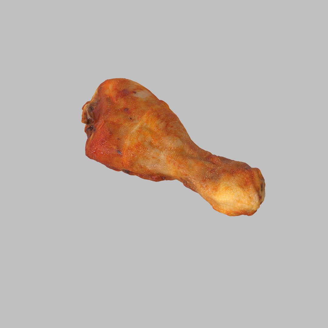 3d Roasted Chicken Leg