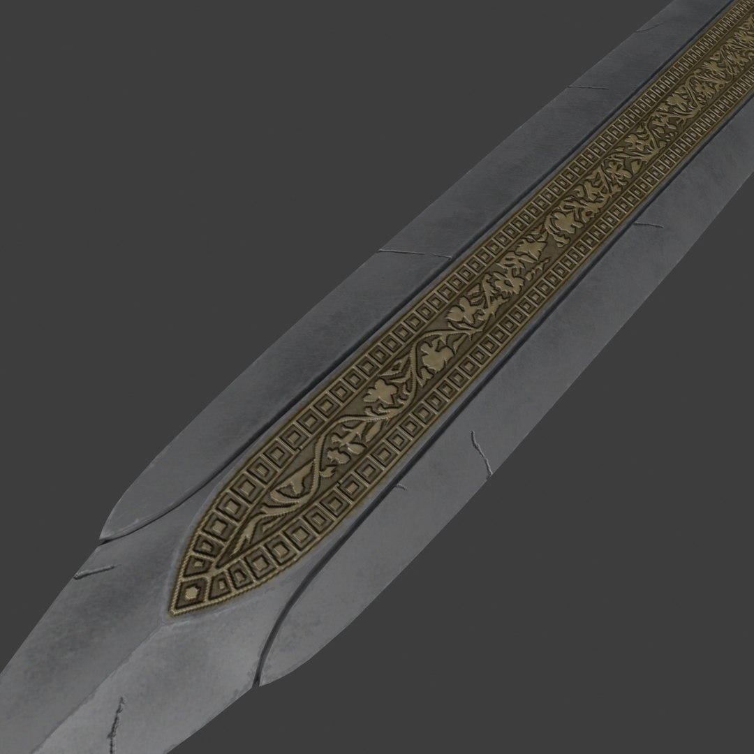 3d Model Original Dagger
