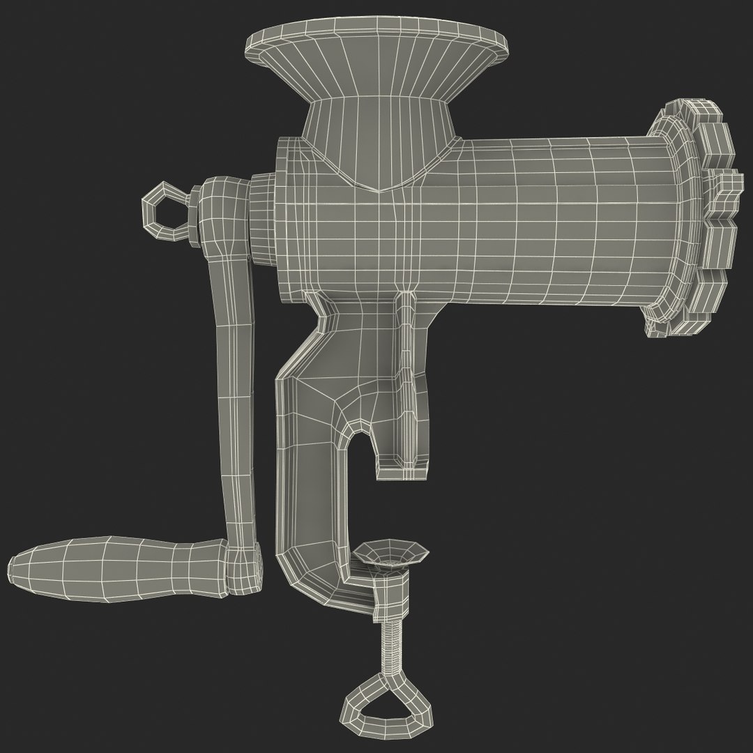 3d Model Manual Meat Grinder