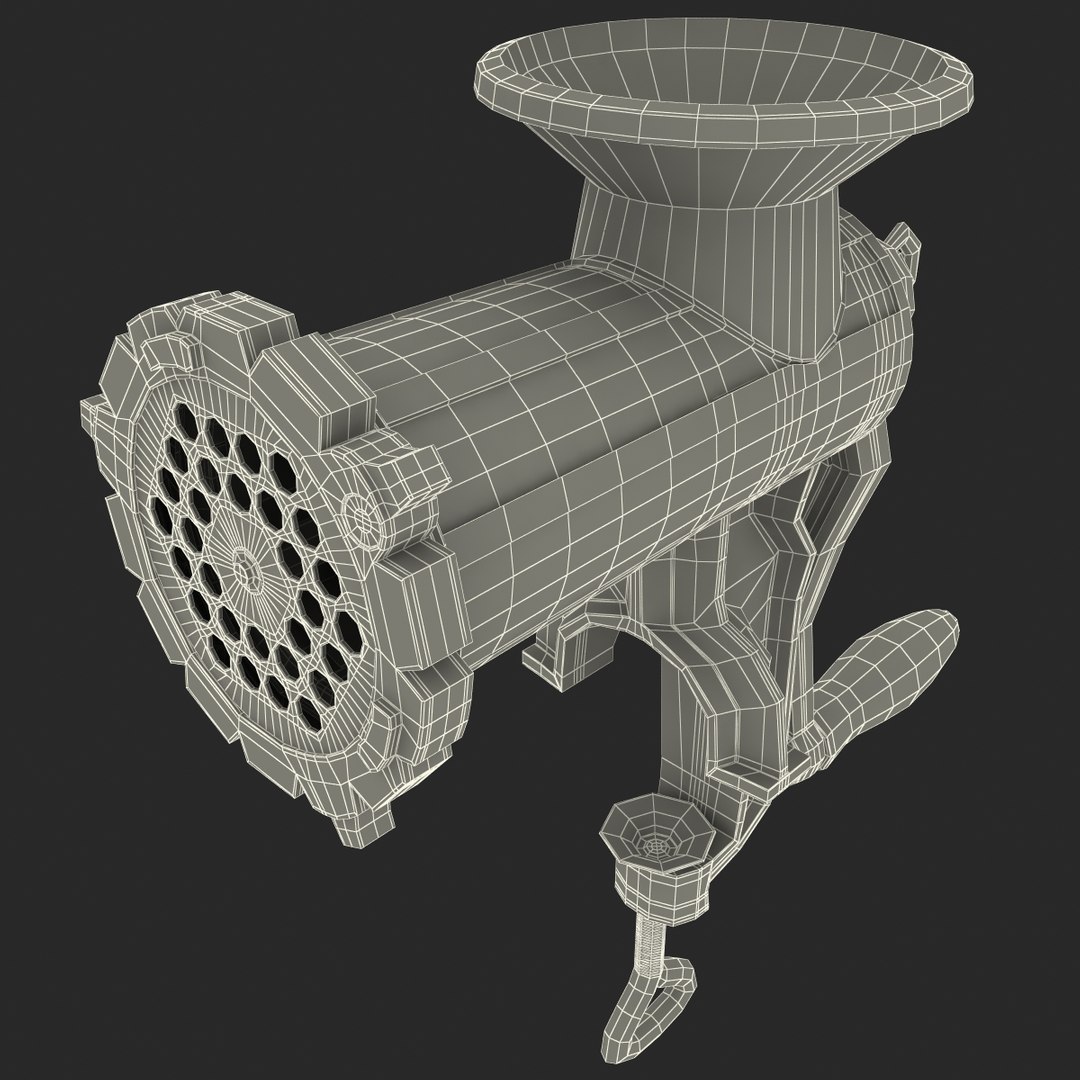 3d Model Manual Meat Grinder
