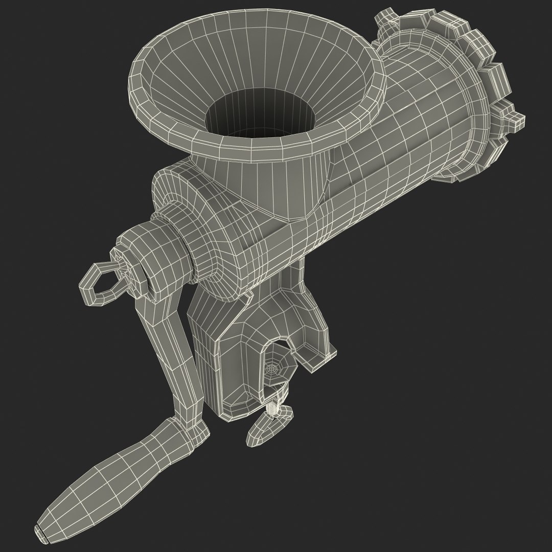 3d Model Manual Meat Grinder