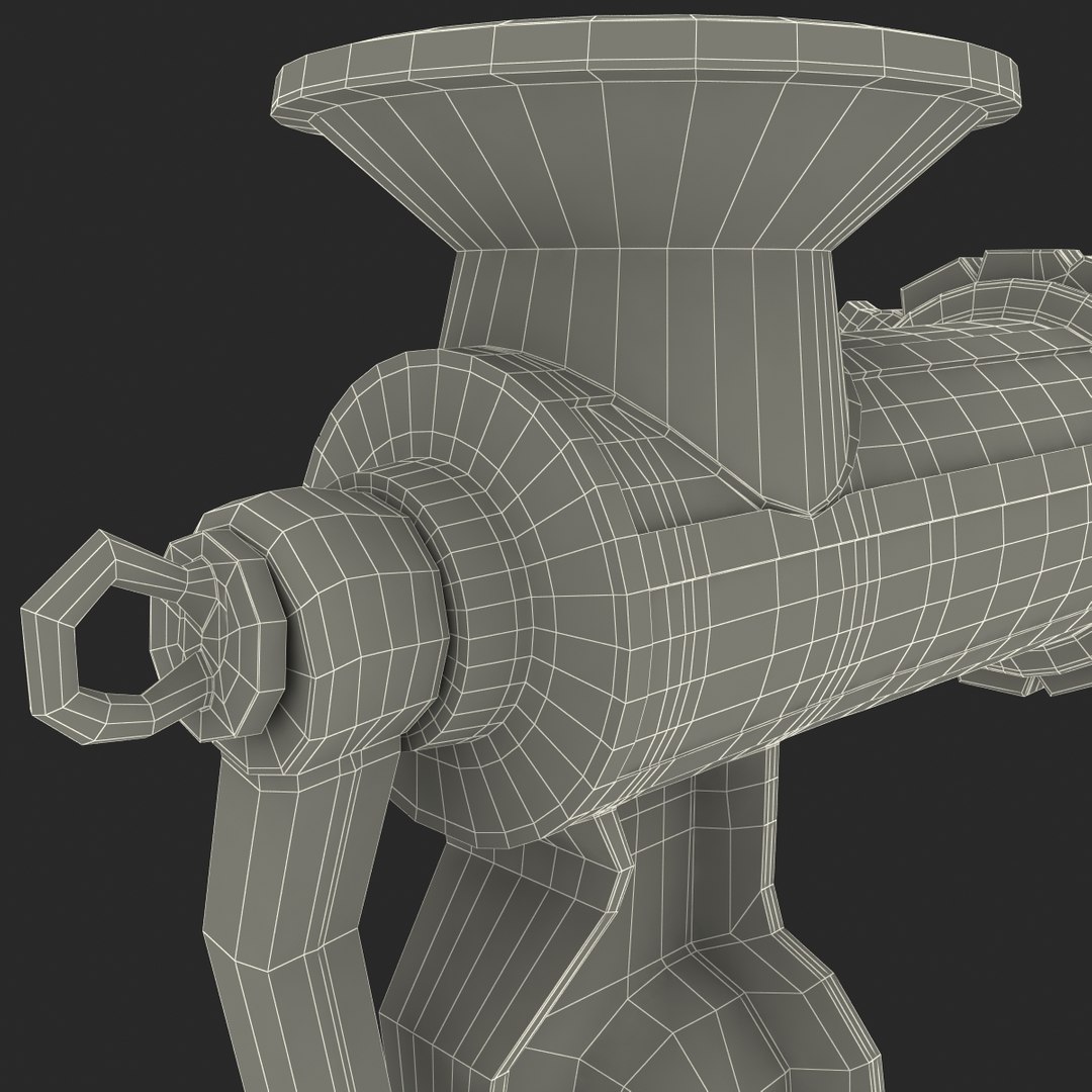 3d Model Manual Meat Grinder