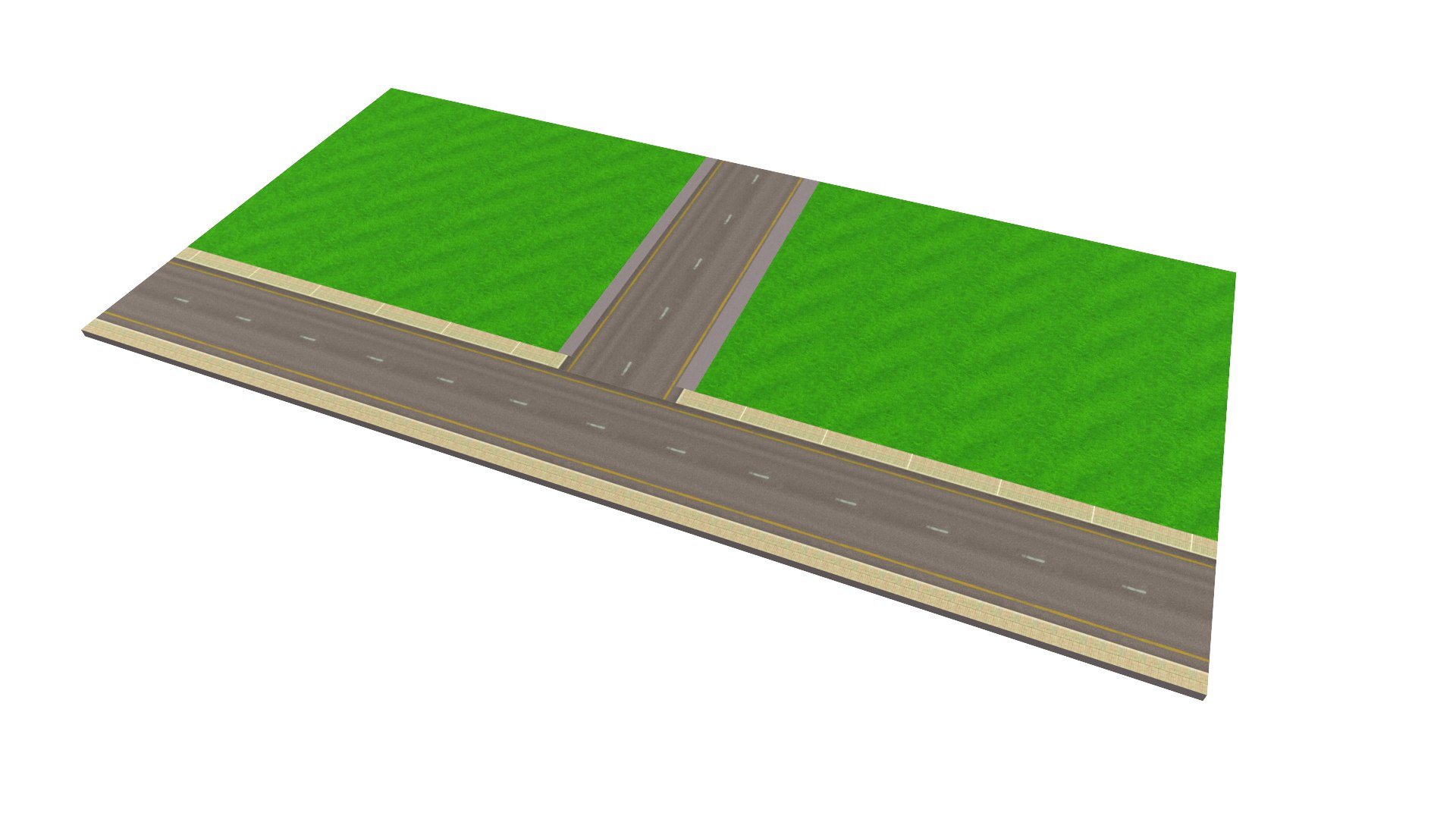 3D Road 01 Model - TurboSquid 2136581