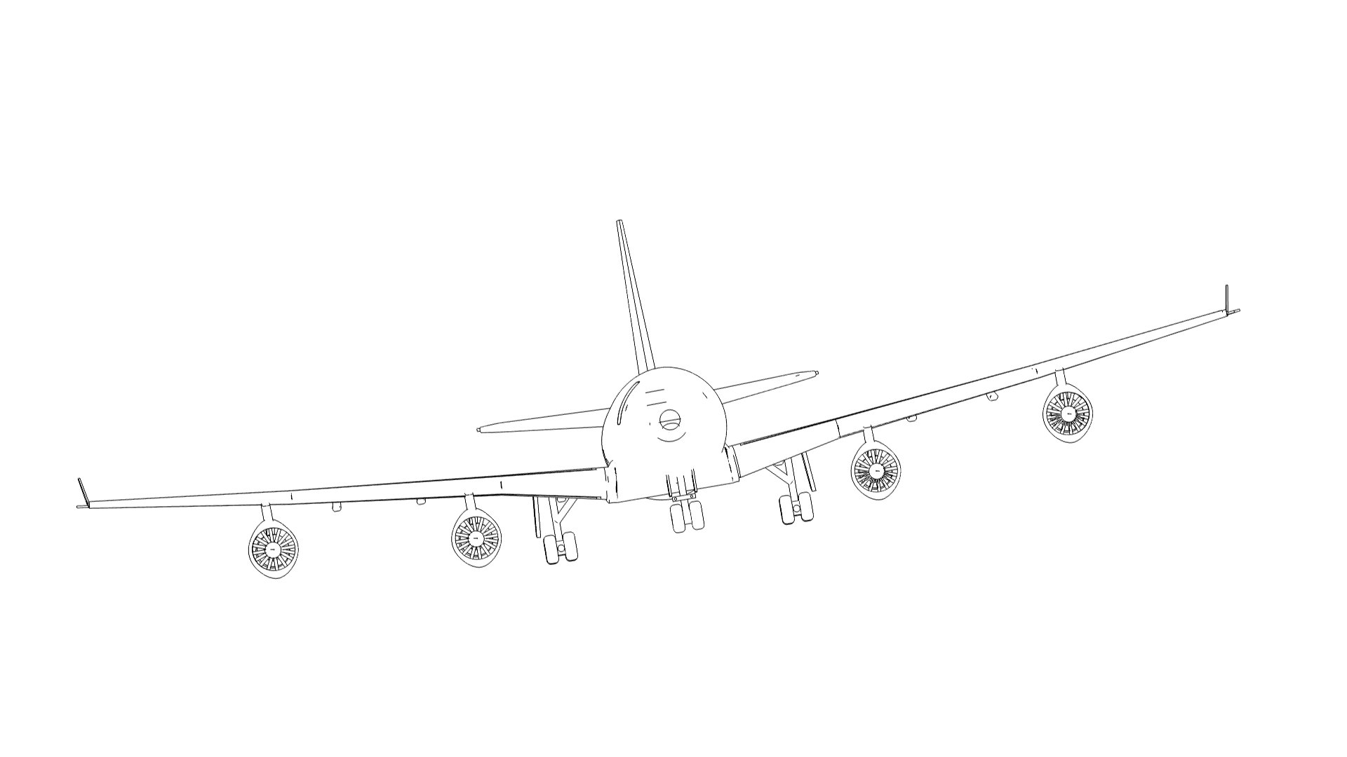 Airbus A340-300 3D Model - TurboSquid 1986079