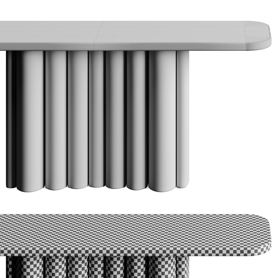 Sixpenny Enzo Console Table 3D Model - TurboSquid 2076579