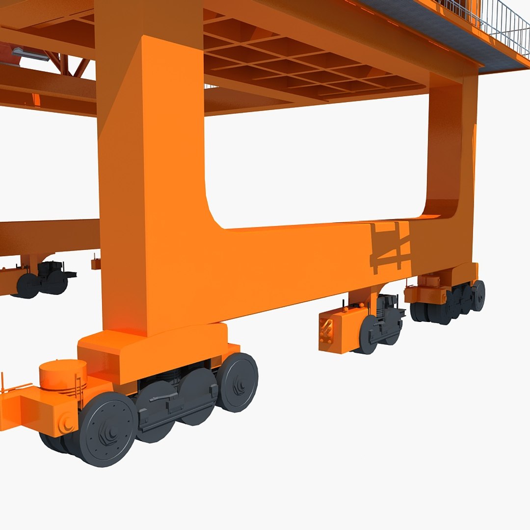 Ship Unloader Crane 3D Model - TurboSquid 1389247