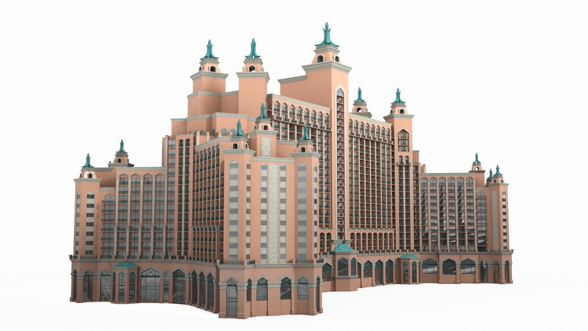 Traditional Middle Eastern Hotel 3D Model - TurboSquid 2366116