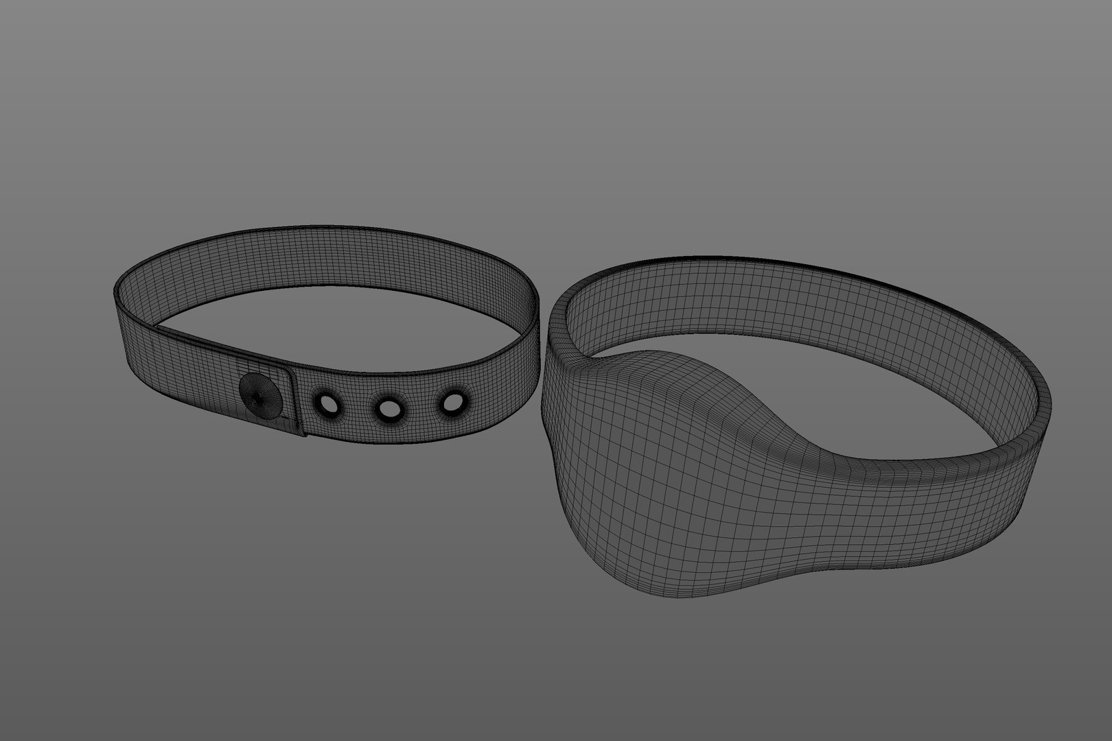 Wristbands Set 3D Model - TurboSquid 2196670