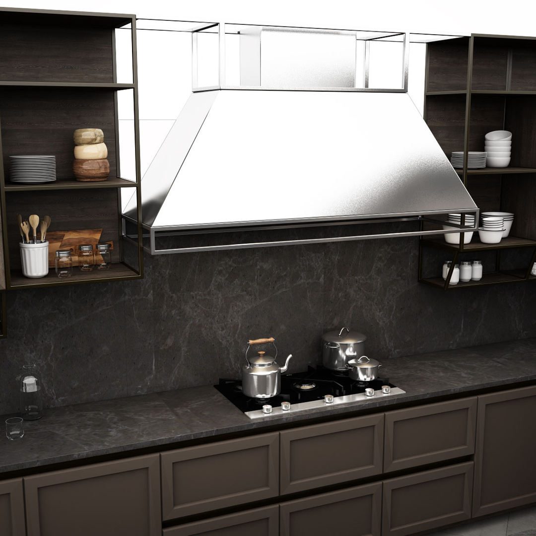 3D frame snaidero kitchen furniture - TurboSquid 1243310