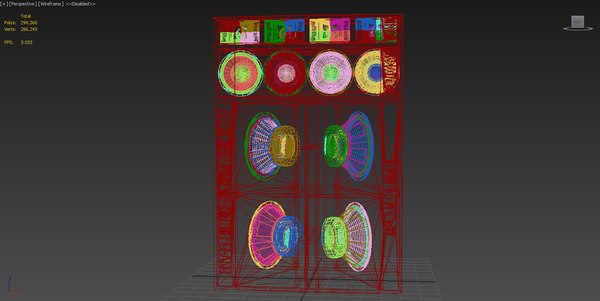 3D PA Speakers System model - TurboSquid 1743692