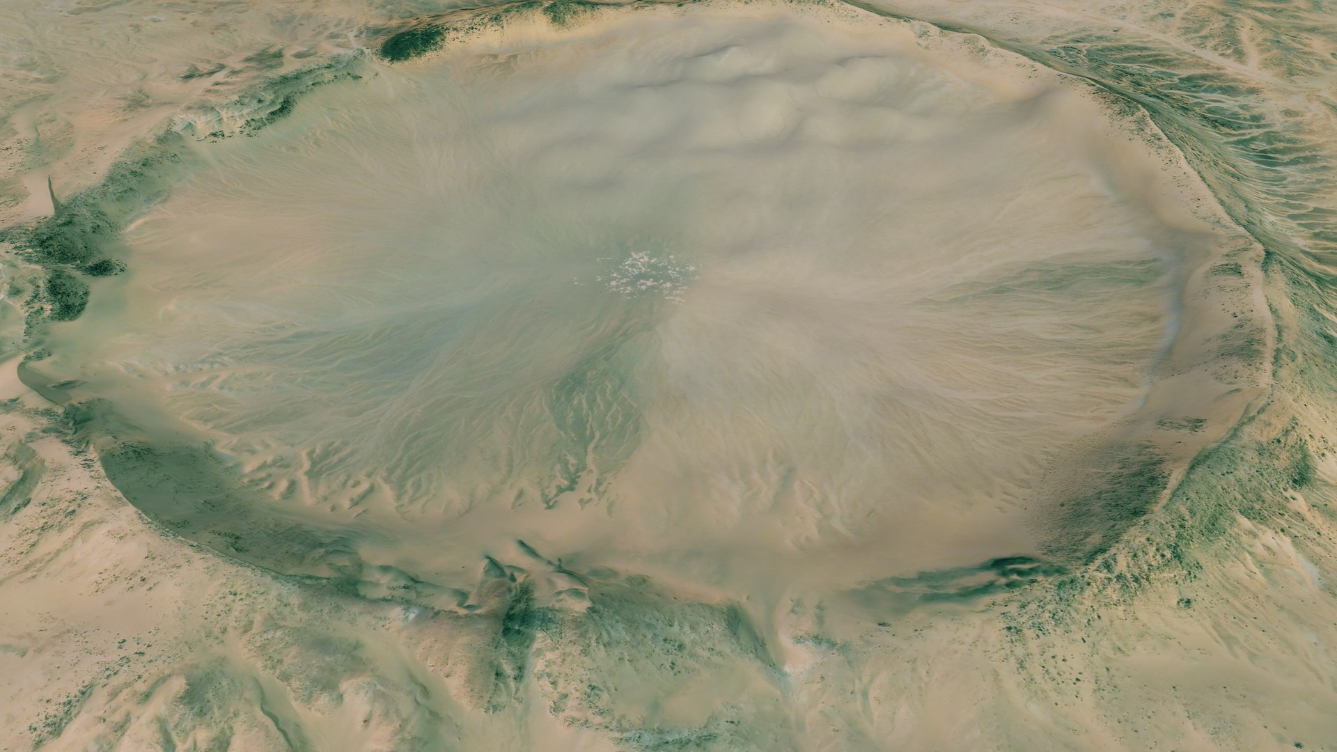 Tenoumer Crater Mauritania 3D model - TurboSquid 2061908