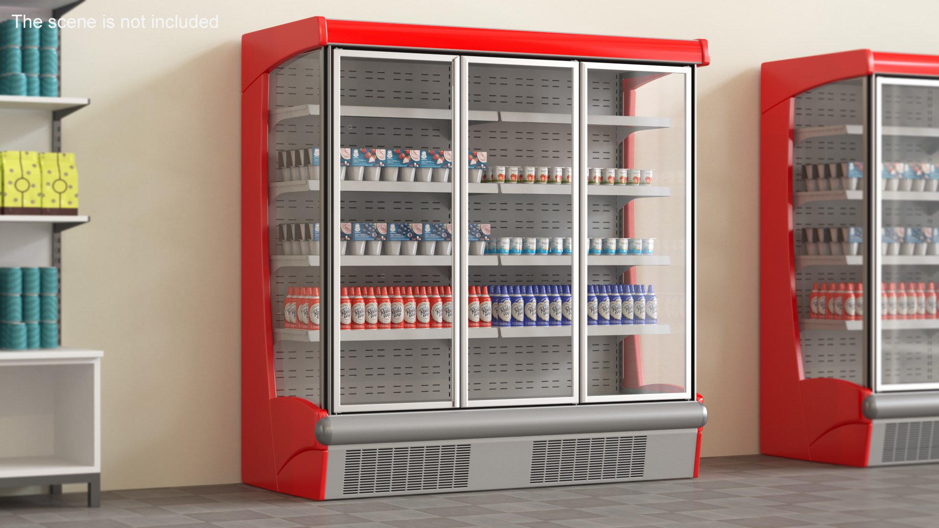 3D Model Multideck Display Showcase Chiller - TurboSquid 2117307