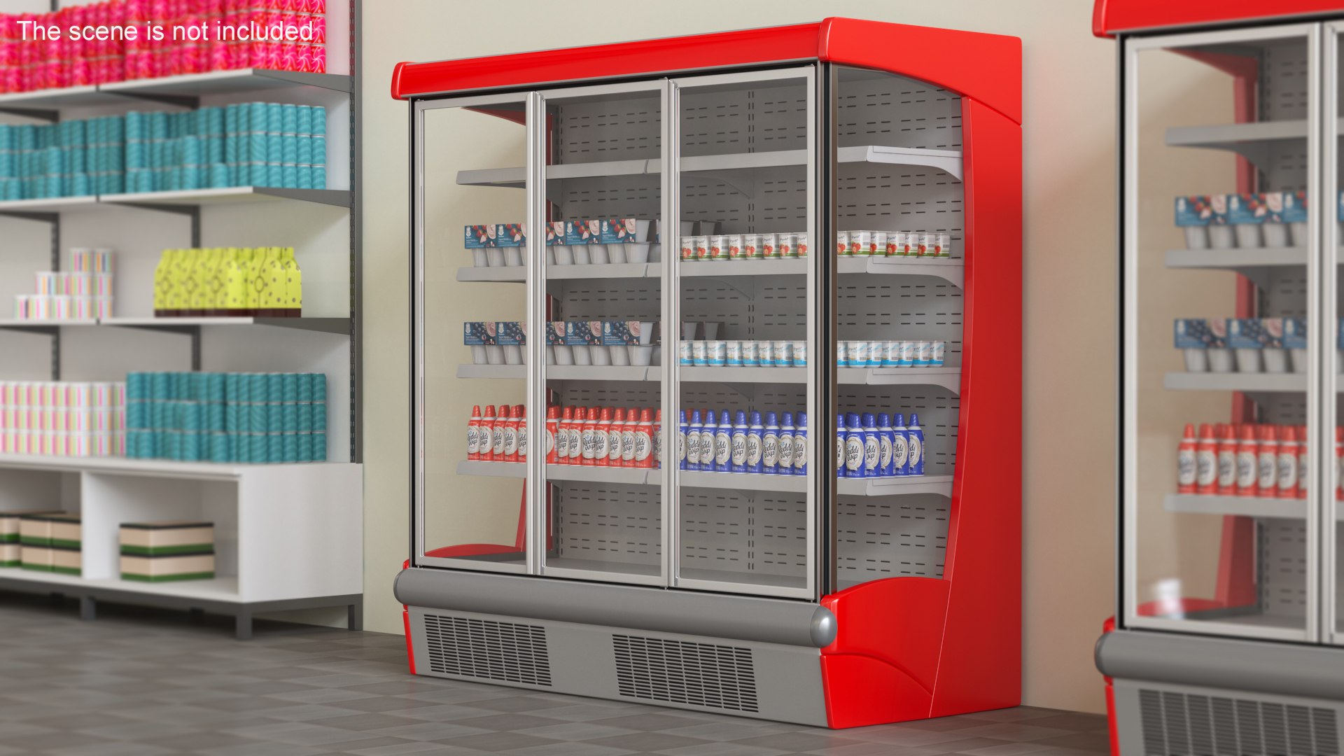 3D Model Multideck Display Showcase Chiller - TurboSquid 2117307