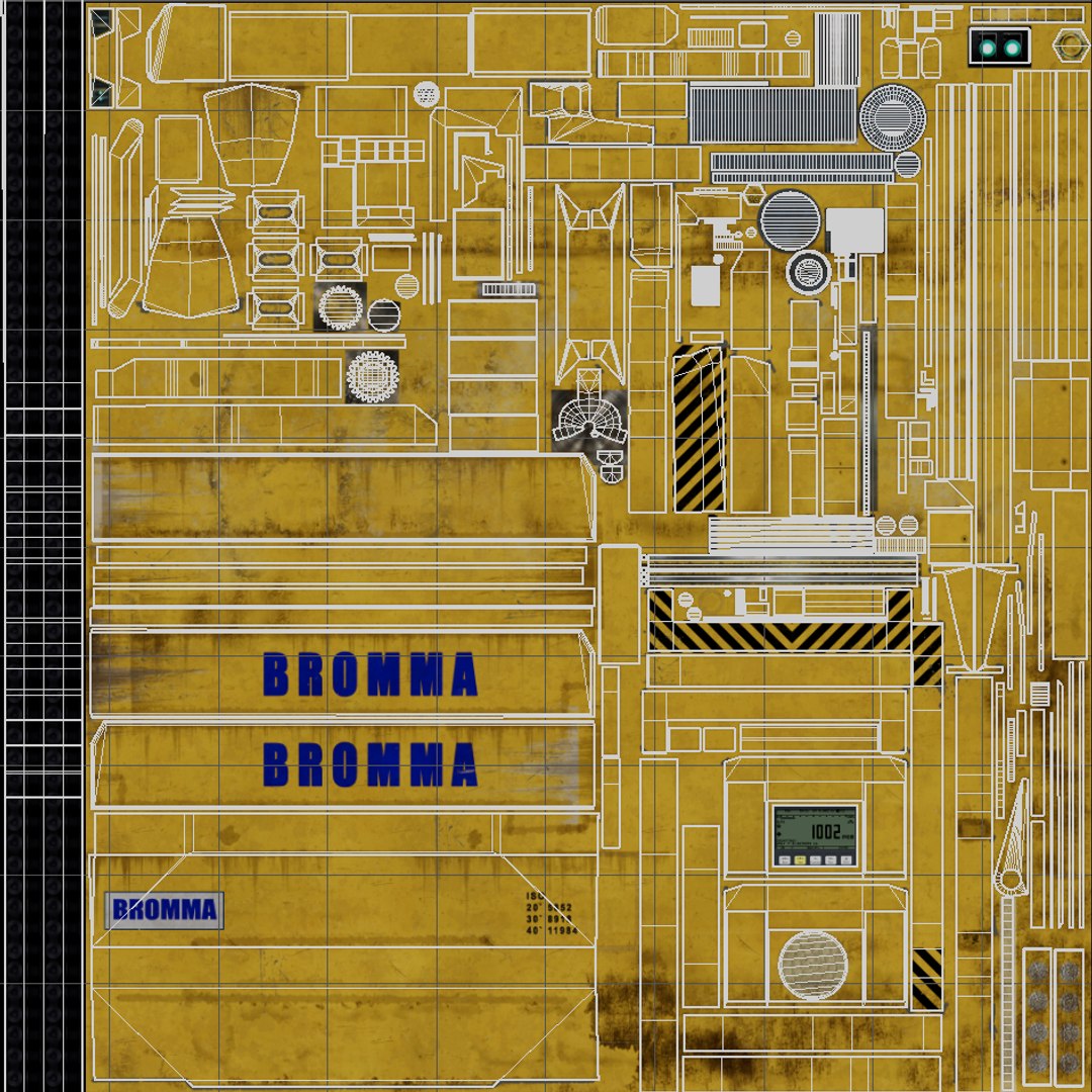 Container Spreader 3D Model - TurboSquid 1960821