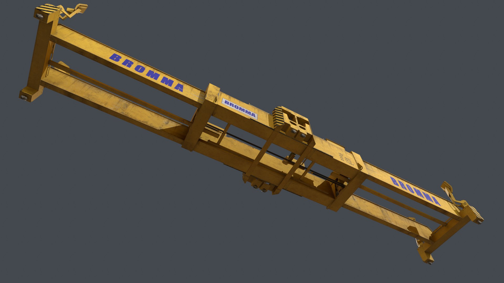 Container Spreader 3D Model - TurboSquid 1960821