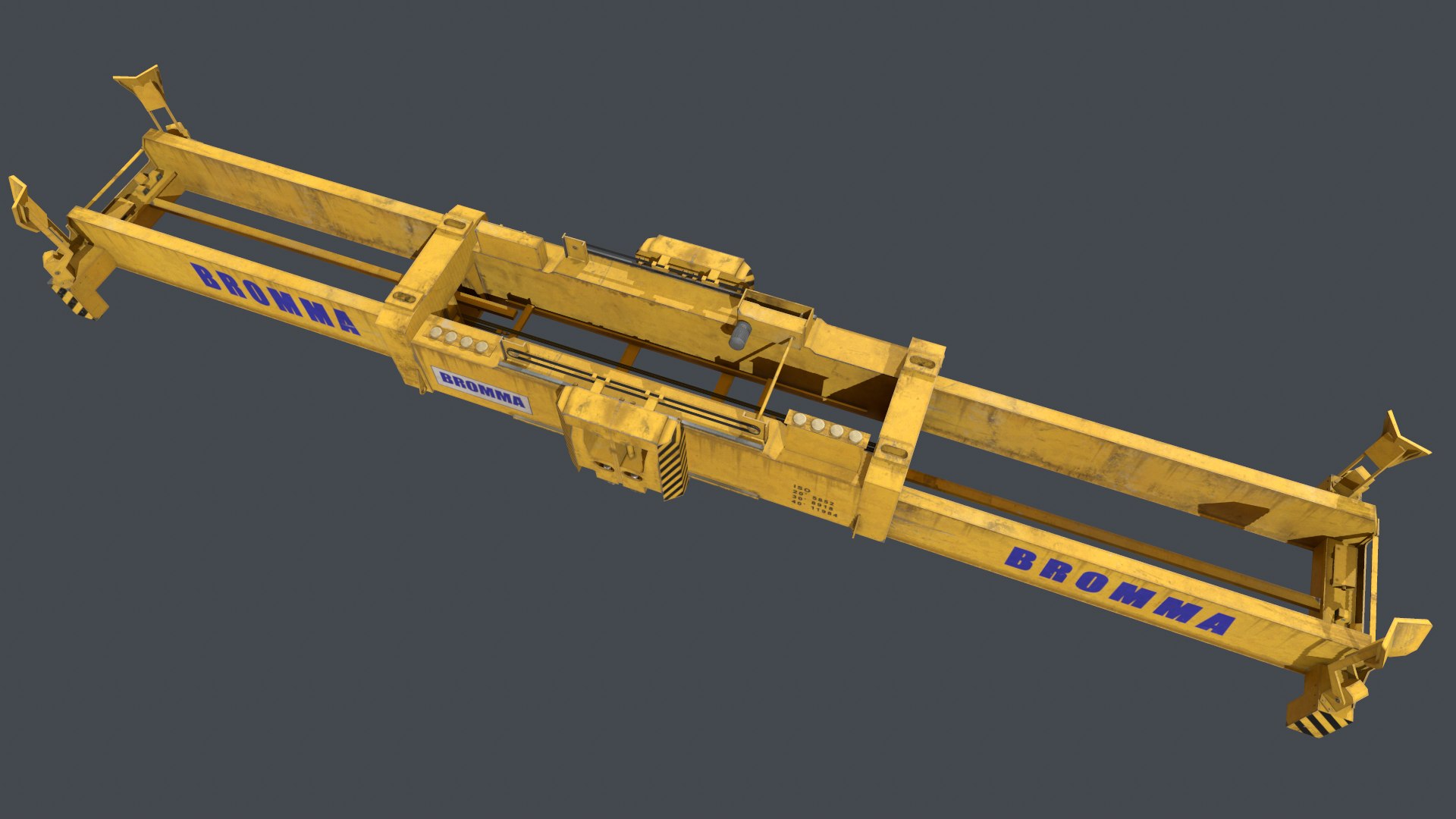 Container Spreader 3D Model - TurboSquid 1960821